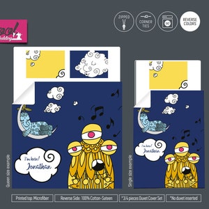 Personalized Kids Bedding, Monogrammed Bedding Set for Kids ...