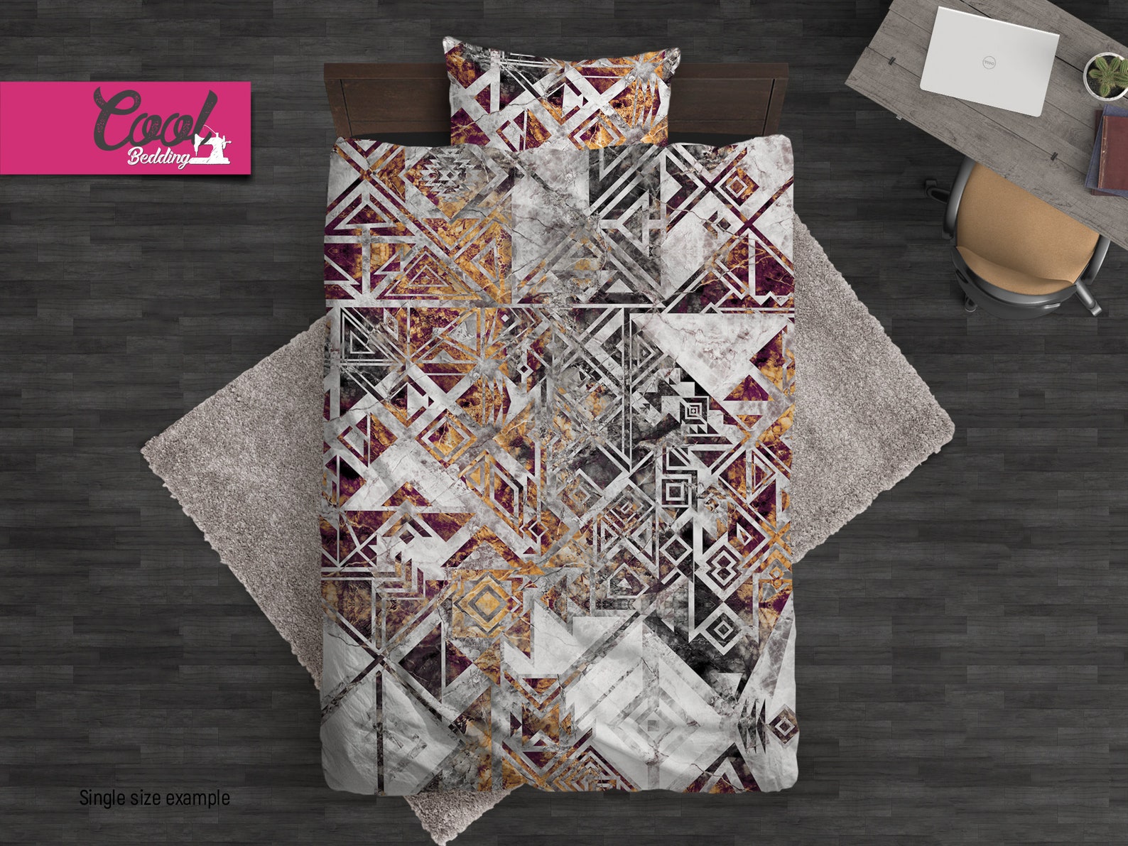 Vintage Comforter Retro Bedding Canatitza Comforter Set | Etsy