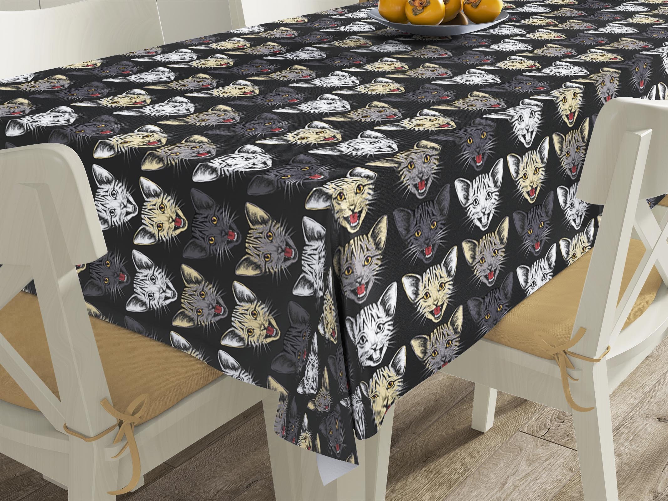 Cats Tablecloths Pet Pattern Table Runners Designer - Etsy