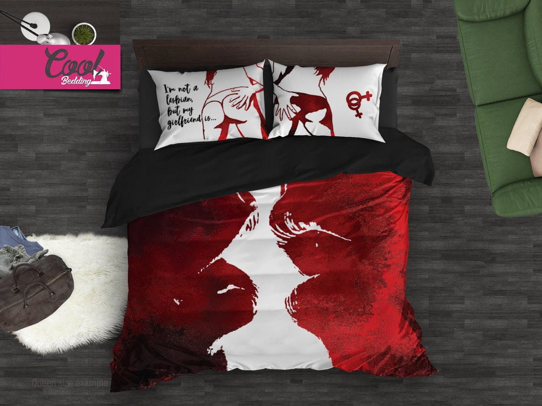 Gay Pride Bedding Set, Homosexual Duvet Cover Set, King Queen Full ...