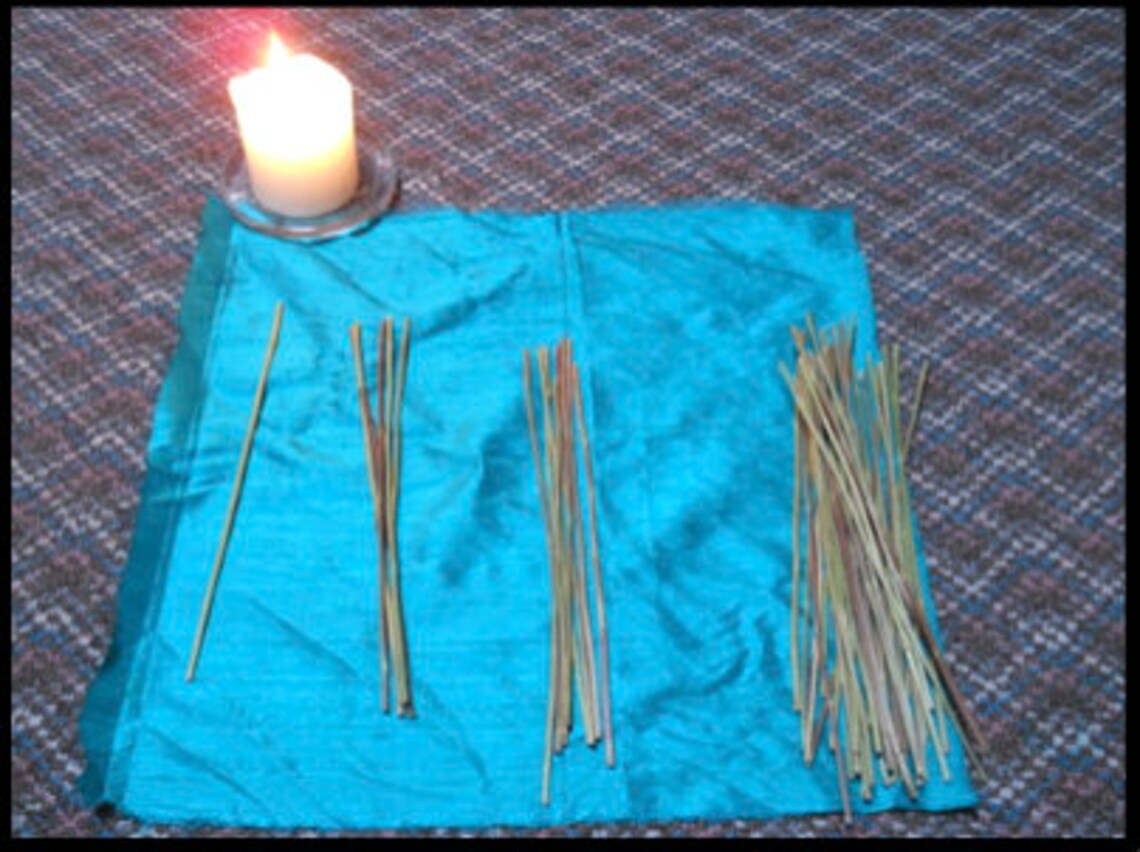 50 Yarrow Stalks Stems Sticks for I Ching Chinese Divination 9 Inch ...