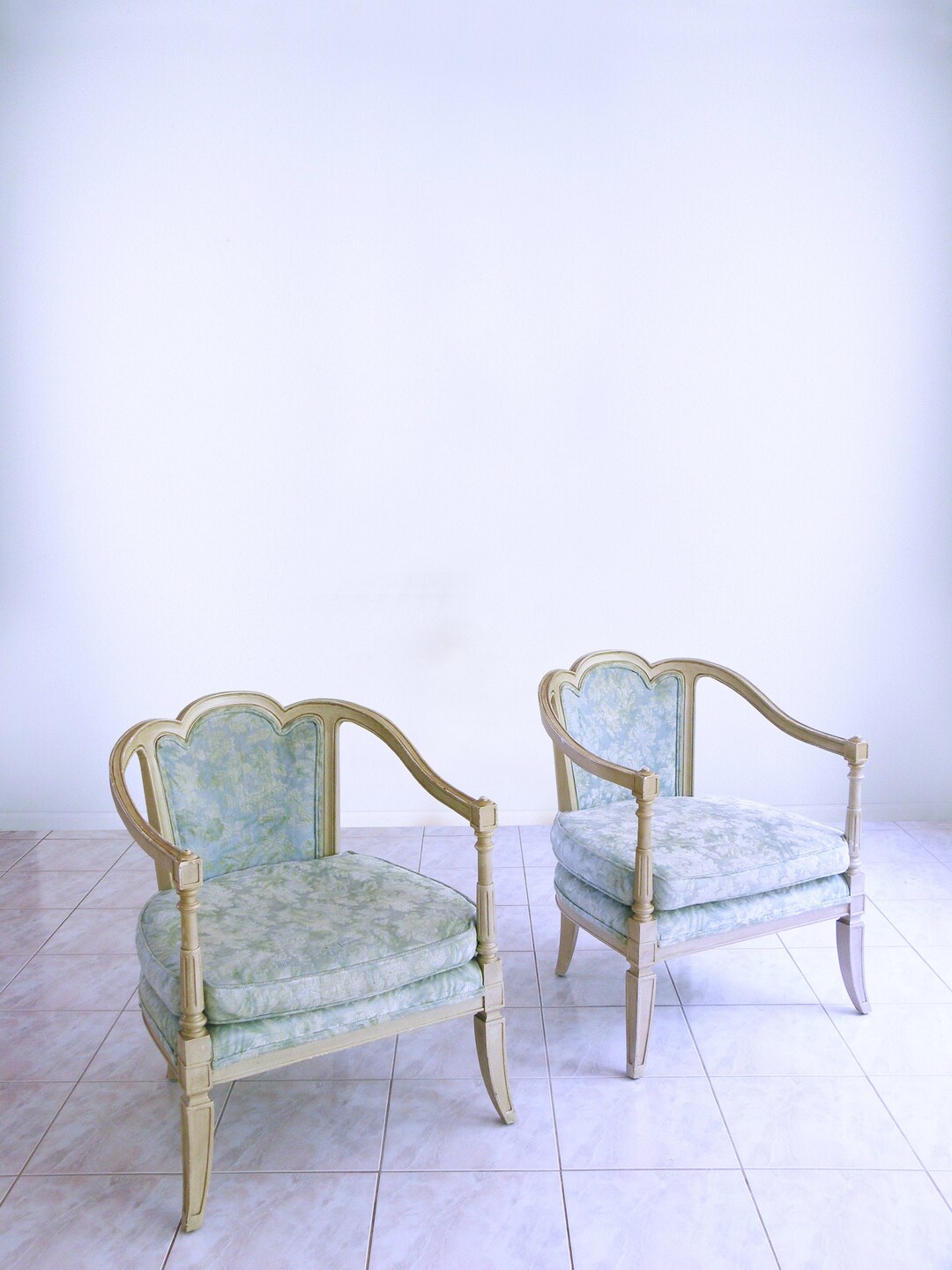 Set of 2 Hollywood Regency FRENCH ROCOCO ARMCHAIRS - Etsy