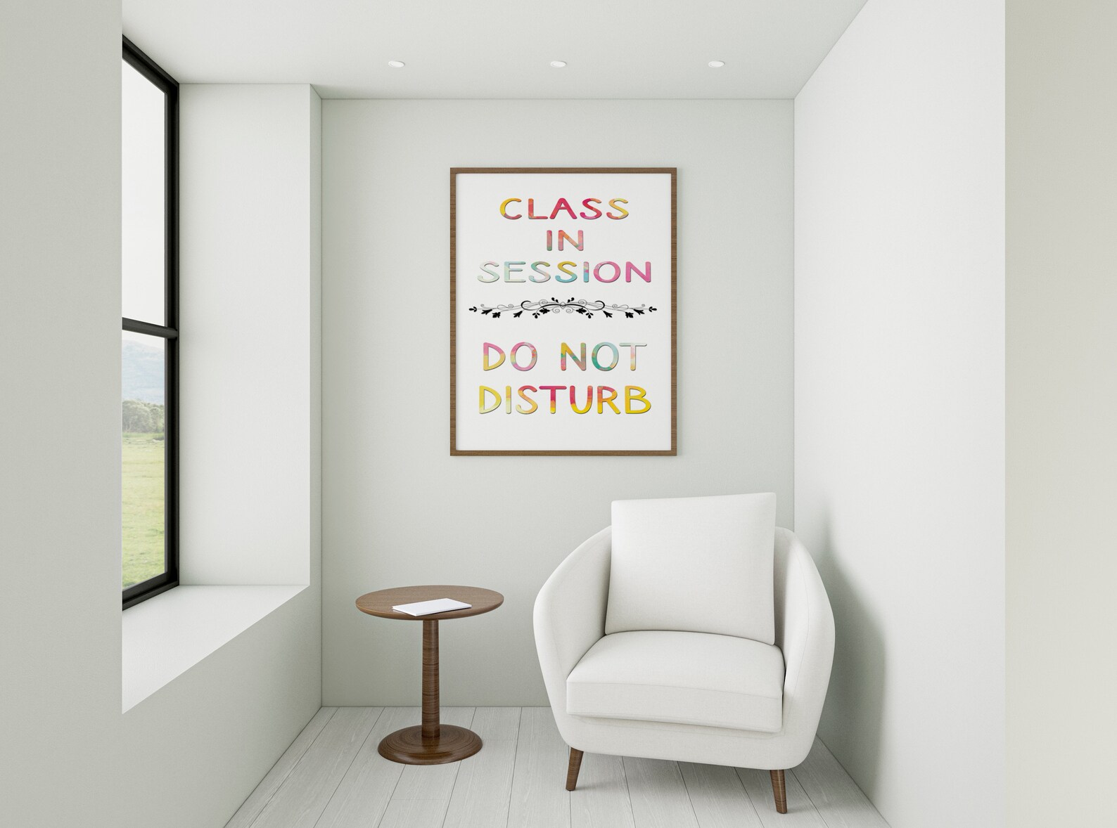 Class in Session Do Not Disturb Printable Sign Home School in Progress ...