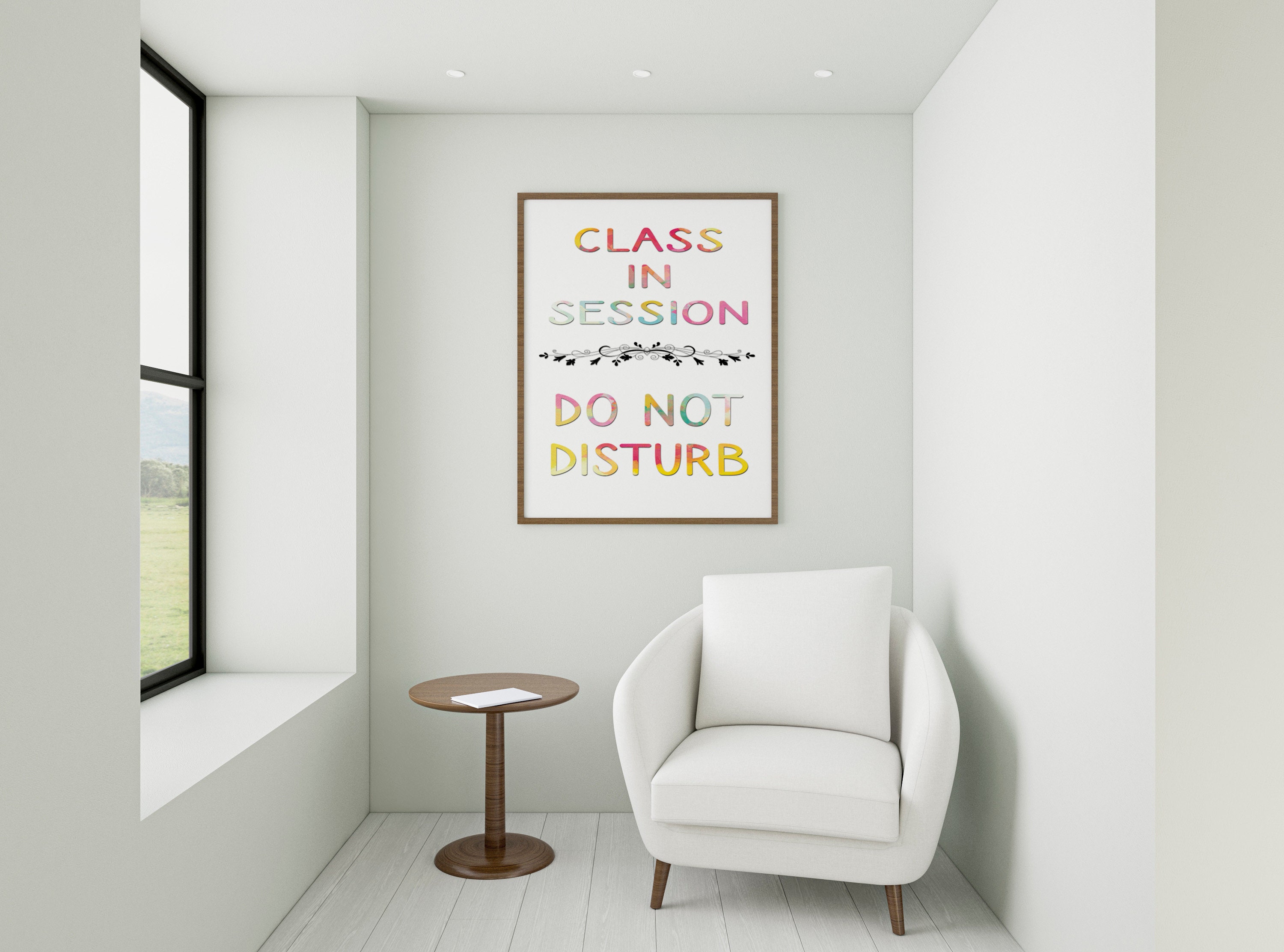 Class in Session Do Not Disturb Printable Sign Home School in Progress ...