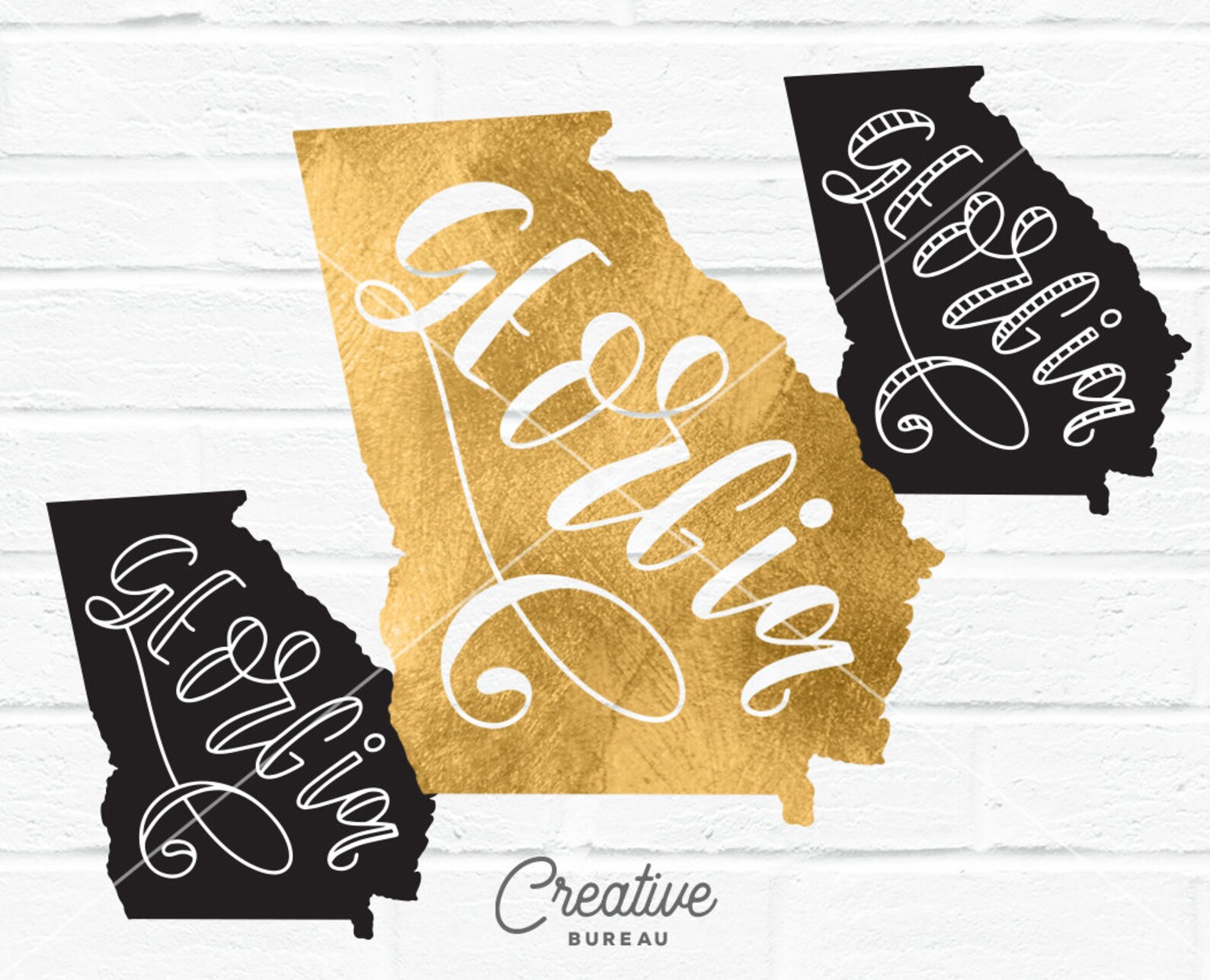 Georgia SVG DXF Cutting File US Svg Dxf United States Svg | Etsy