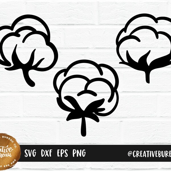 Cotton Svg - Etsy