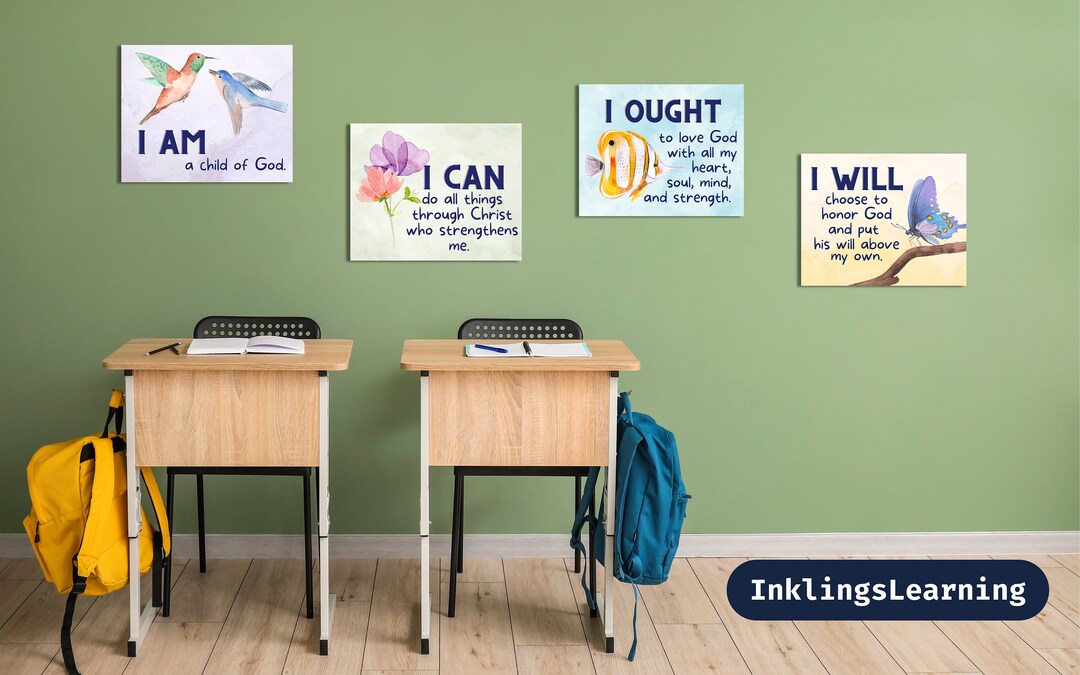 Charlotte Mason Nature-themed Elementary Digital Bundle Wall Art, Class ...