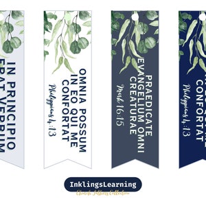 Church Fathers Bookmarks Printable Bible Verse, Latin Sayings Digital ...