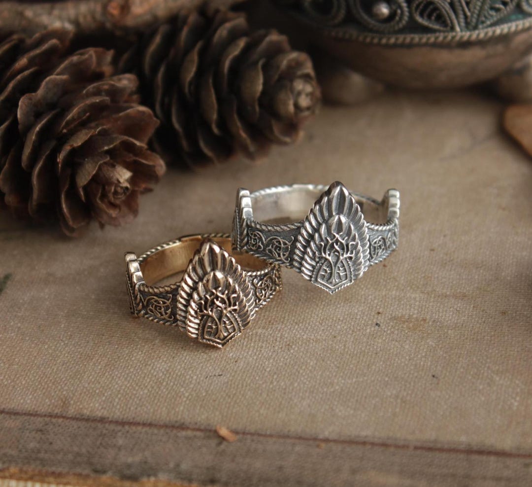 Handcrafted Ranger Crown Ring, Fantasy Ring, Two Towers Ring, King ...