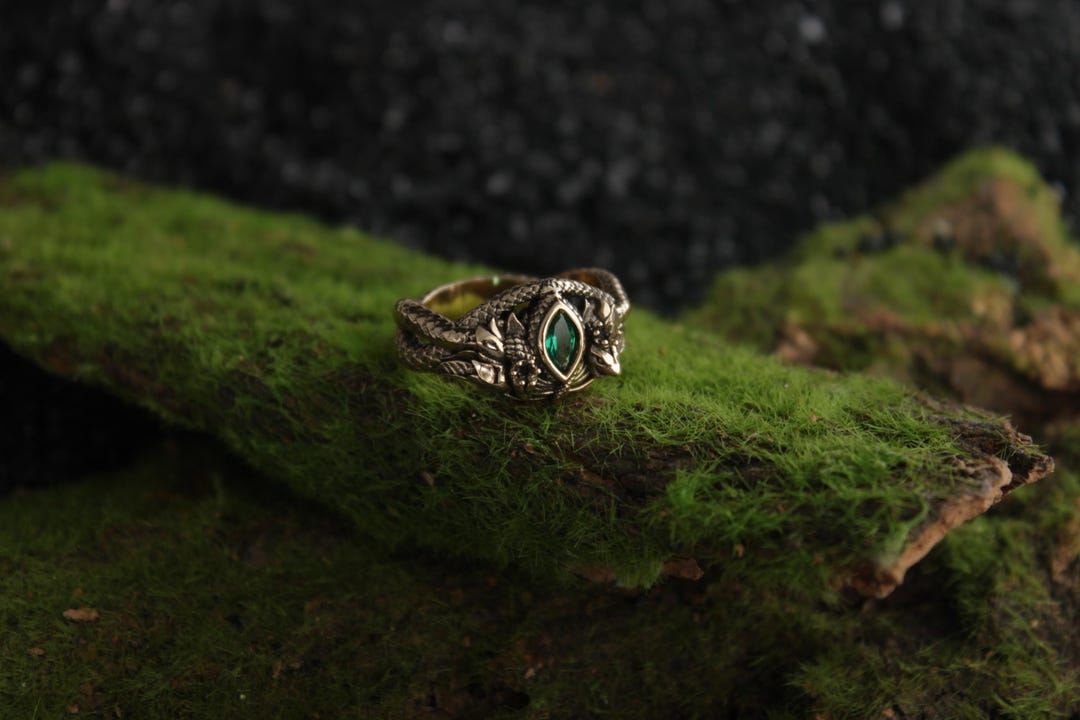 Handcrafted Snakes Ring, Two Serpents Ring, Legendary Ring, Viper Ring ...
