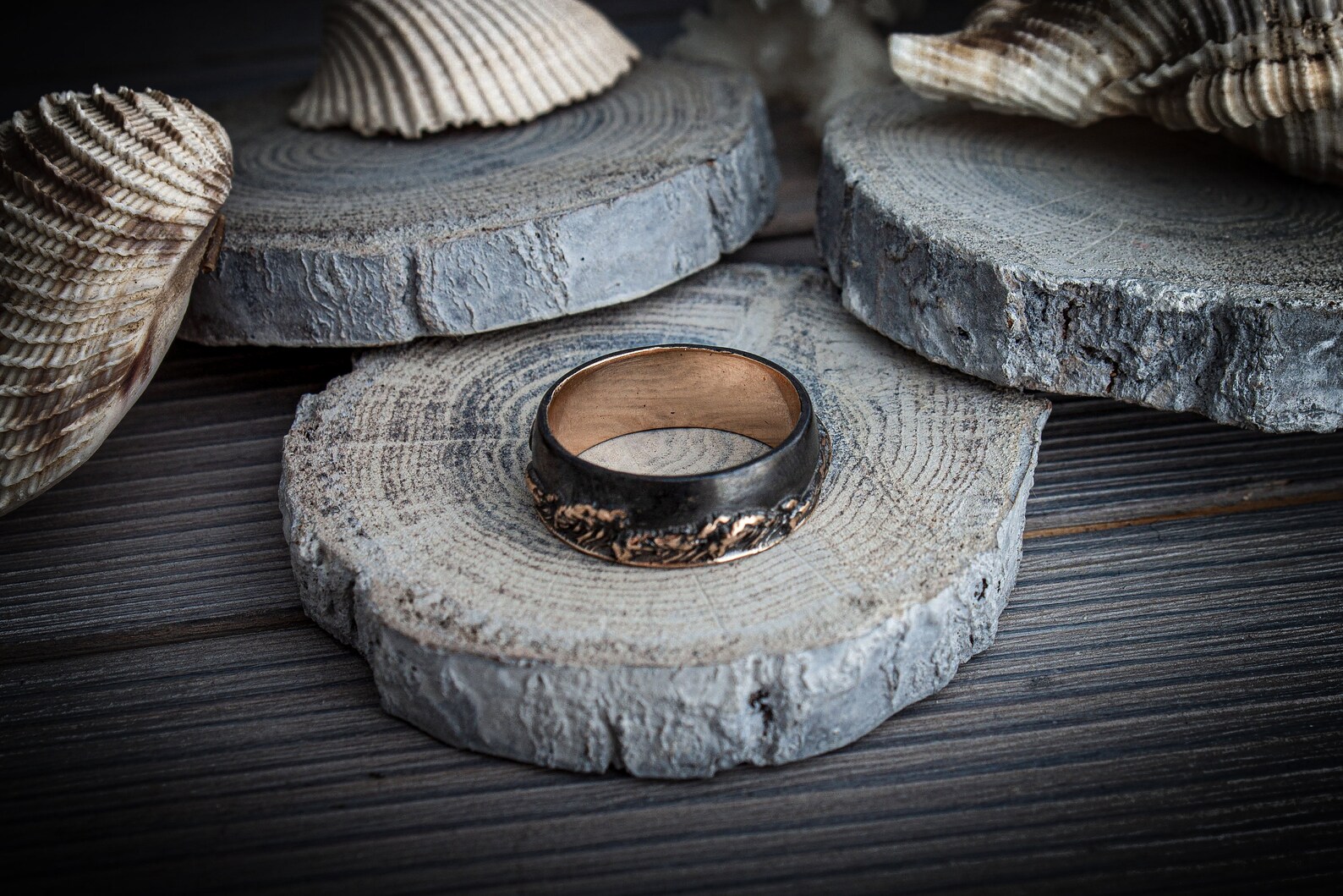 Wave Ring Tsunami Ring Element Ring Mystic Ring Water - Etsy