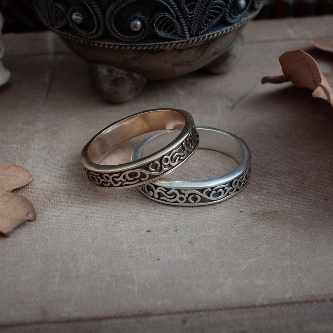 Handcrafted Moon Ring, Fantasy Ring, Gothic Ring, Magic Ring, Fairy ...