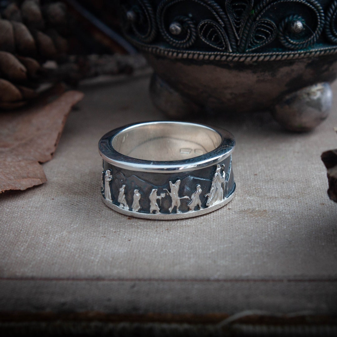 Handcrafted Friends Ring, Brotherhood Ring, Story Ring - Etsy