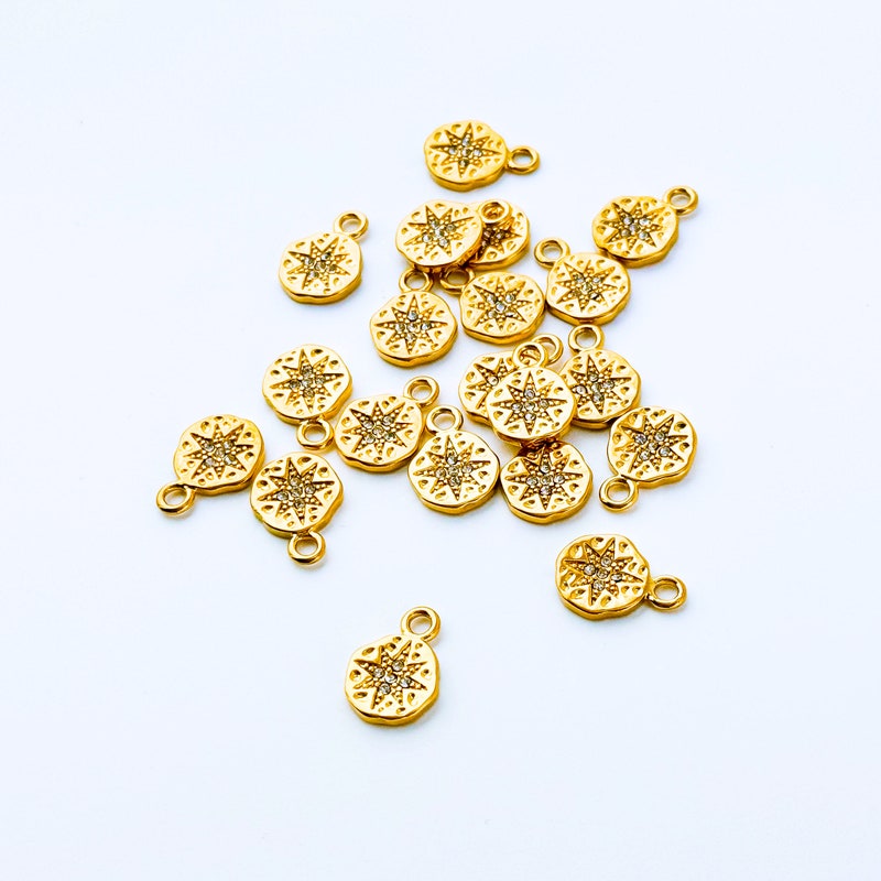 Compass Charm - Etsy