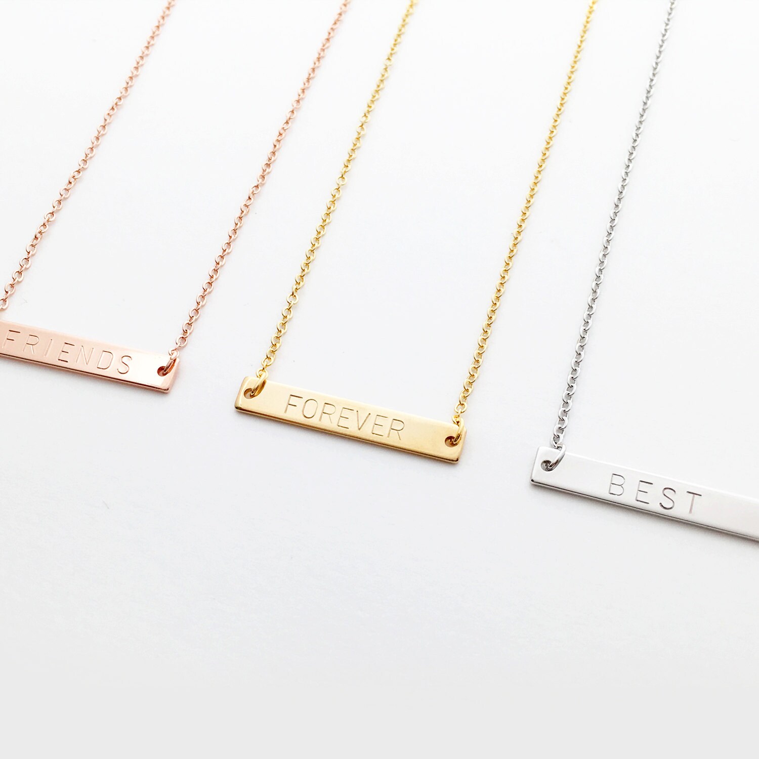 Rose Gold Bar Blanks 10 Pcs - Wholesale Necklace Bar Blanks, Jewelry ...