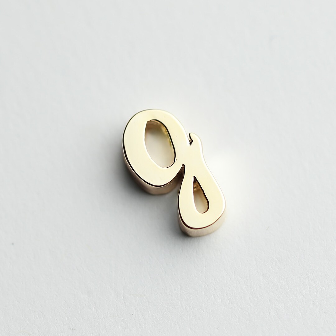 Gold Regular Size Cursive G Initial Charm GRI-G - Etsy