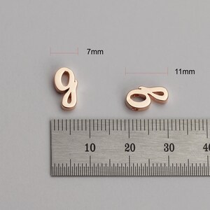 Gold Regular Size Cursive G Initial Charm GRI-G - Etsy