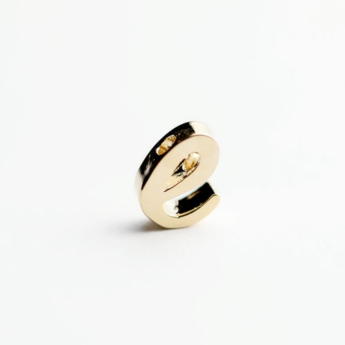 Gold Cursive Initial C Regular Size Initial GRI-C - Etsy