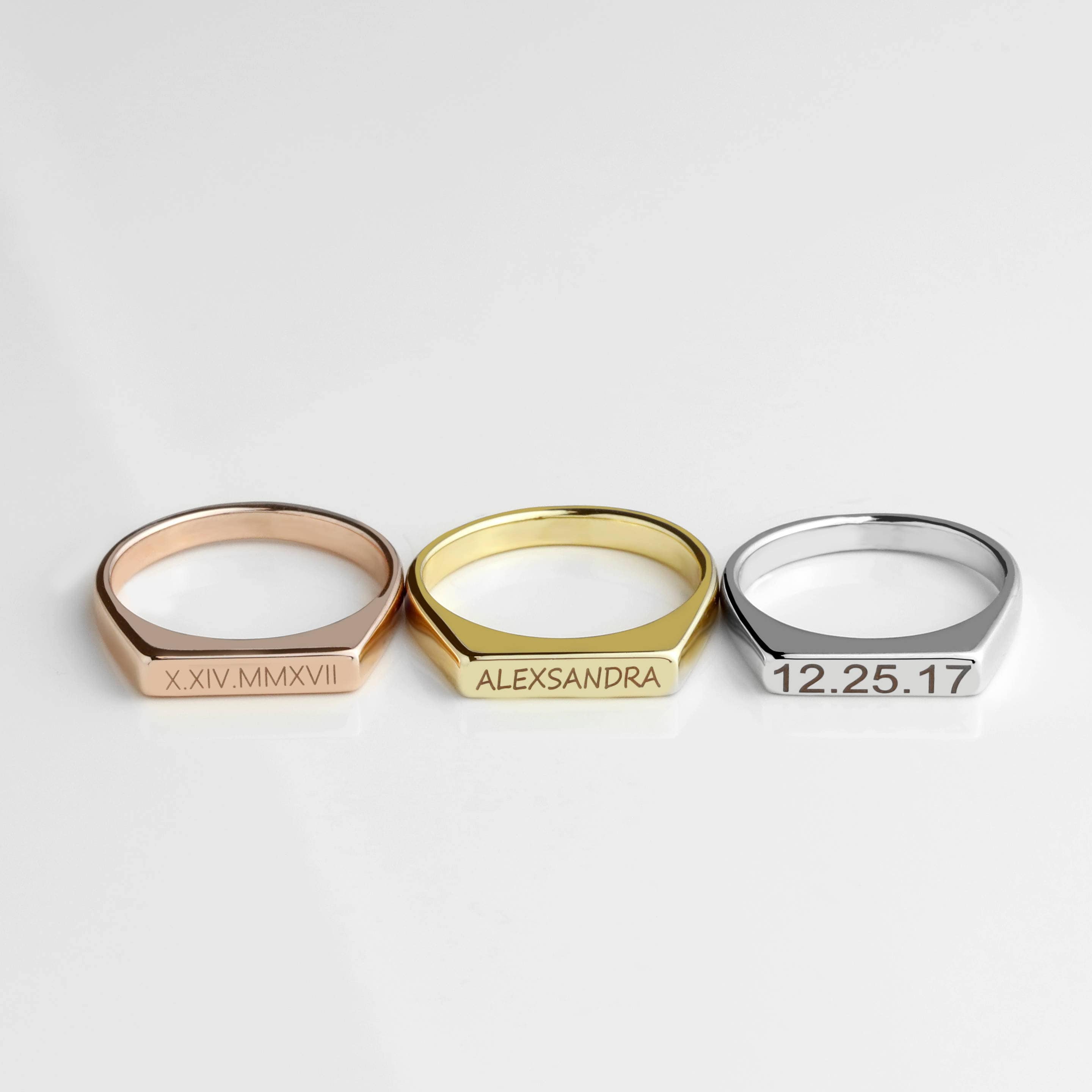 5 Pcs Wholesale Gold Finish Rings Gold Plated Ring Stamping Blanks Bulk ...