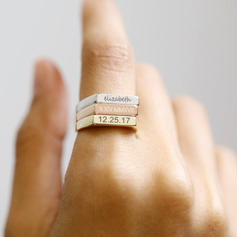 5 Pcs Wholesale Rosegold Finish Rings Rose Gold Plated Ring - Etsy