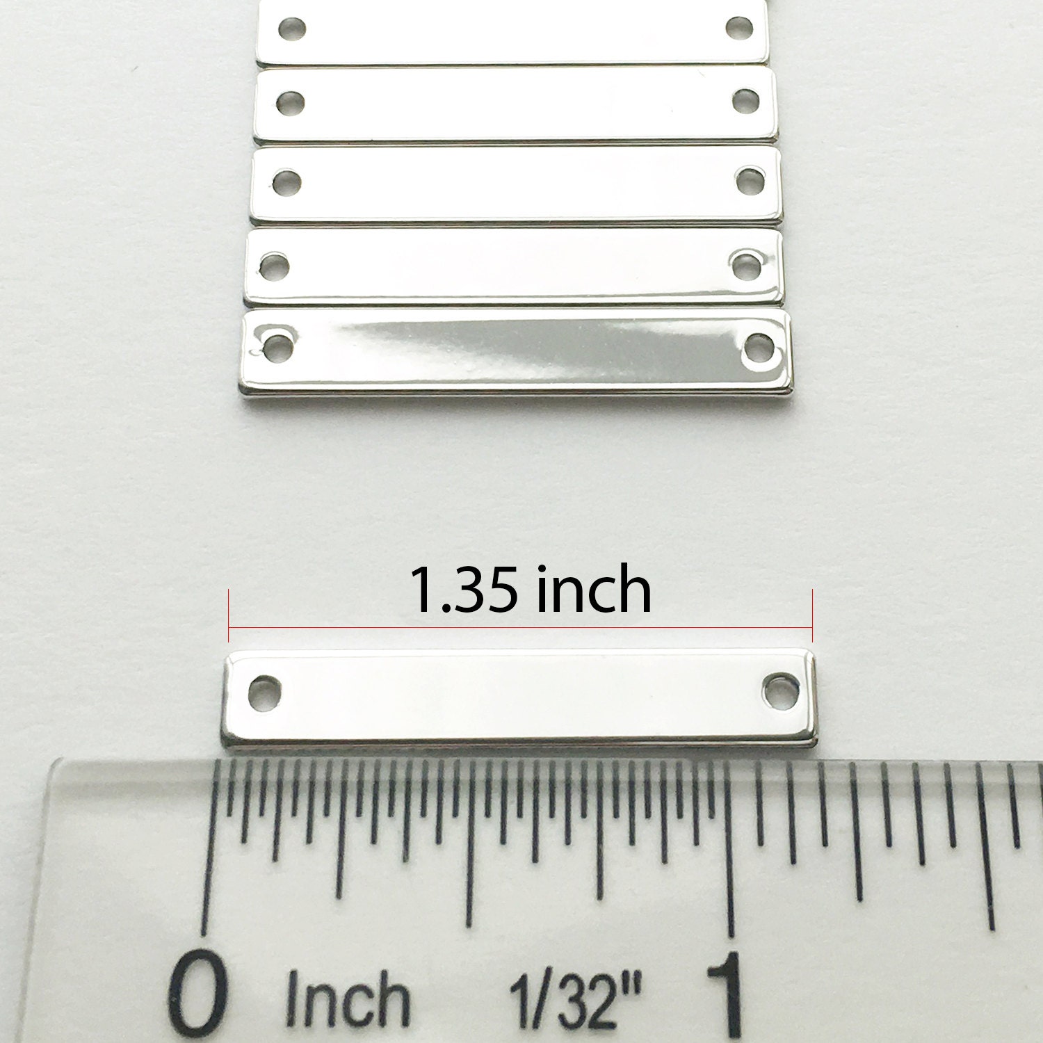 4 Personalized Stamping Blank Bar, Ready to Stamp, Jewelry Supply ...