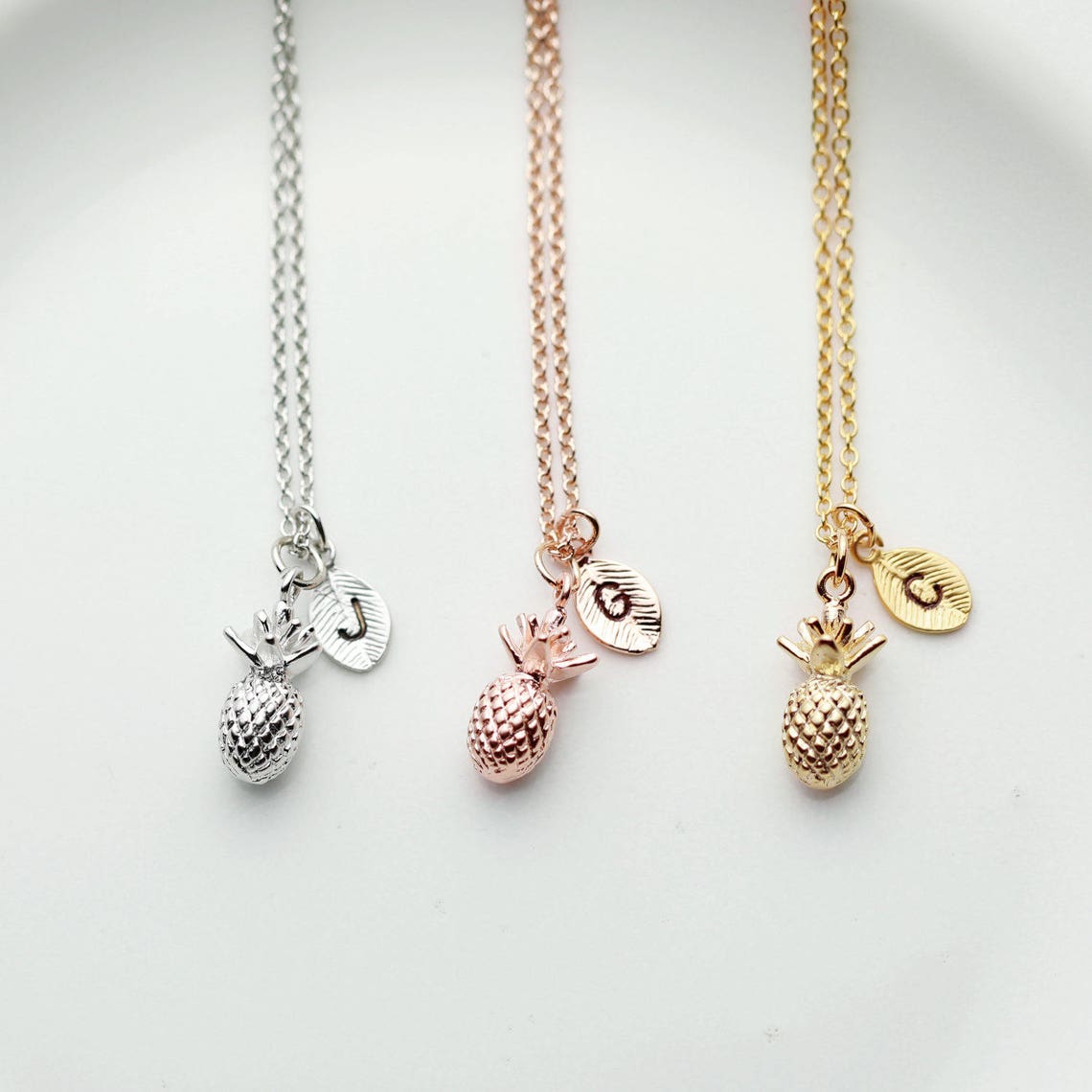 1 Silver Plated Pineapple Charm Dainty Silver Pineapple - Etsy