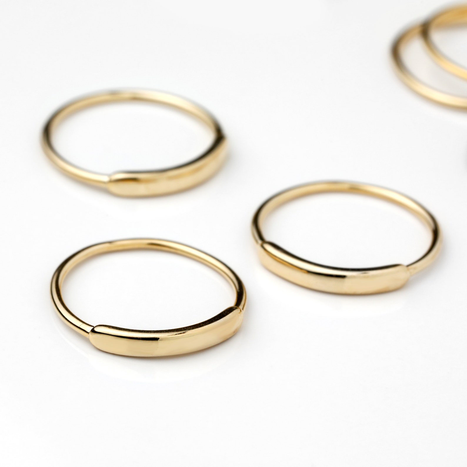 5 Pcs Gold Finish Rings Wholesale Stamping Blanks Gold Plated - Etsy