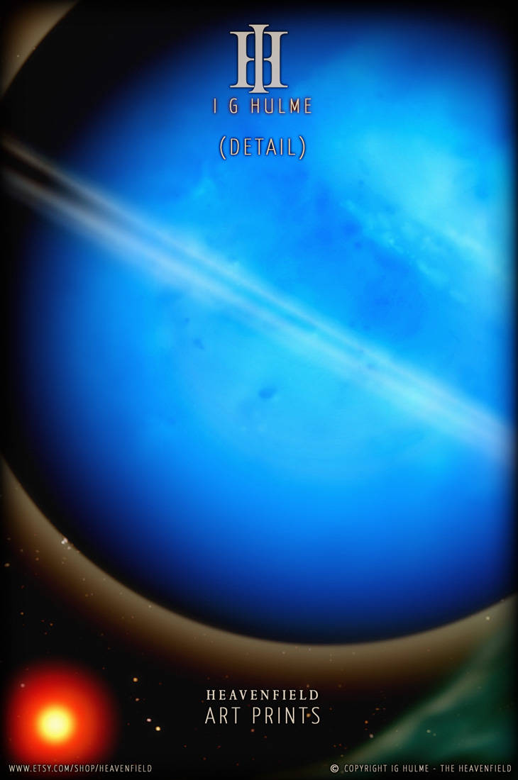 3 Print Set - Blue Planet - Art Print, Heavenfield, Dark Science ...