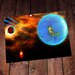 Blue Planet, Landscape, Space, Dark Science-fiction, Wall Decor, Gift ...