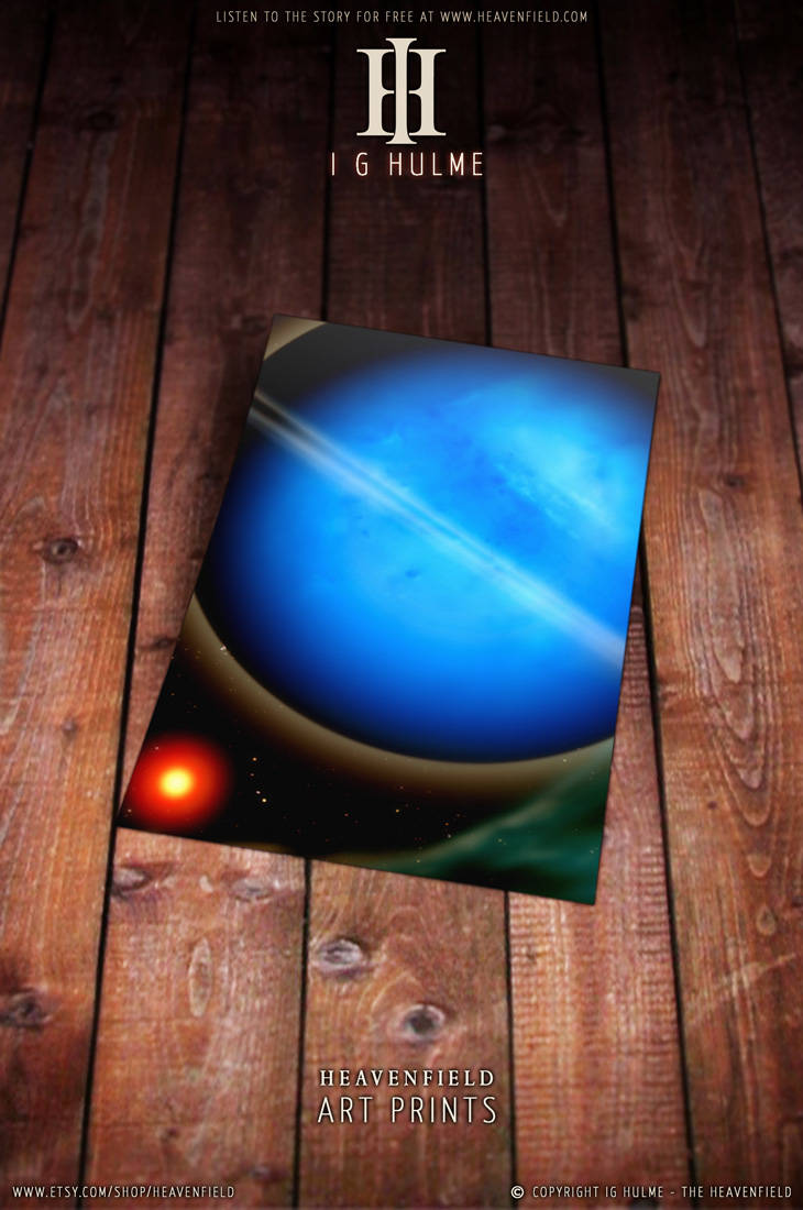 3 Print Set - Blue Planet - Art Print, Heavenfield, Dark Science ...