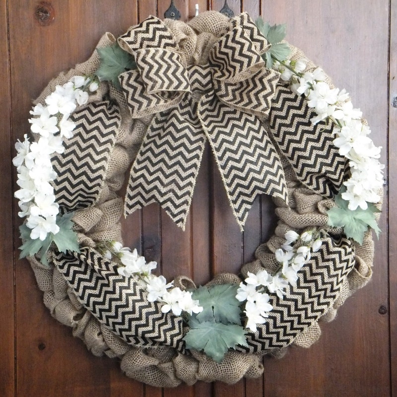 Chevron Burlap - Etsy