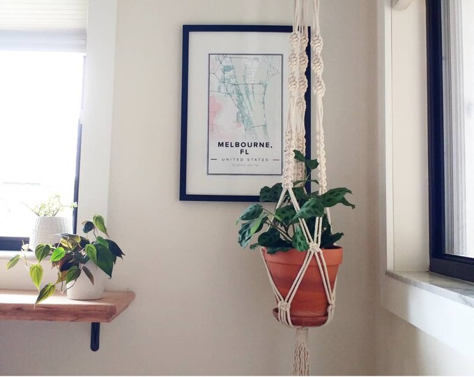 DIY Macrame Wall Hanging Planter Pattern - Etsy
