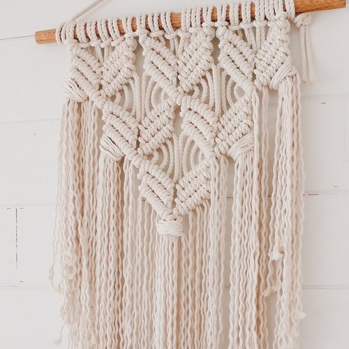 DIY Macrame Pattern Macrame Tutorial Wall Tapestry Pattern - Etsy