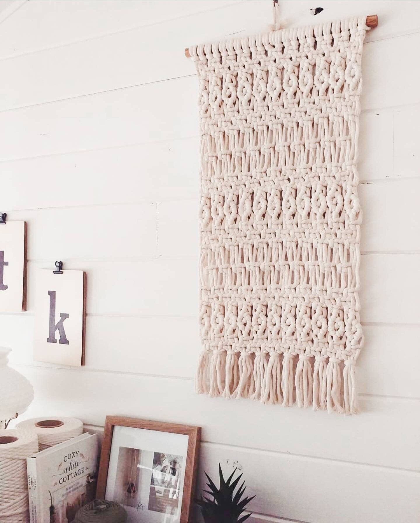 DIY Macrame Wall Hanging Pattern Instant Download Modern | Etsy