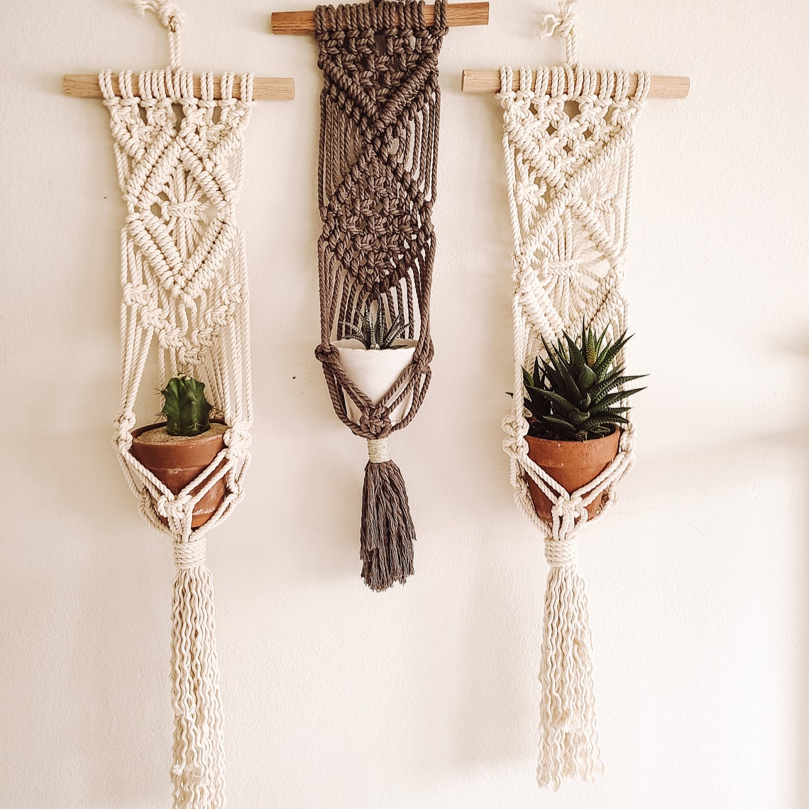 DIY Macrame Wall Hanging Planter Pattern - Etsy