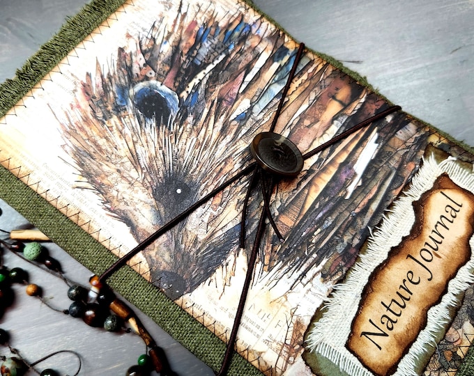 Grungy Nature Junk Journal Hedgehog Undecorated - Etsy