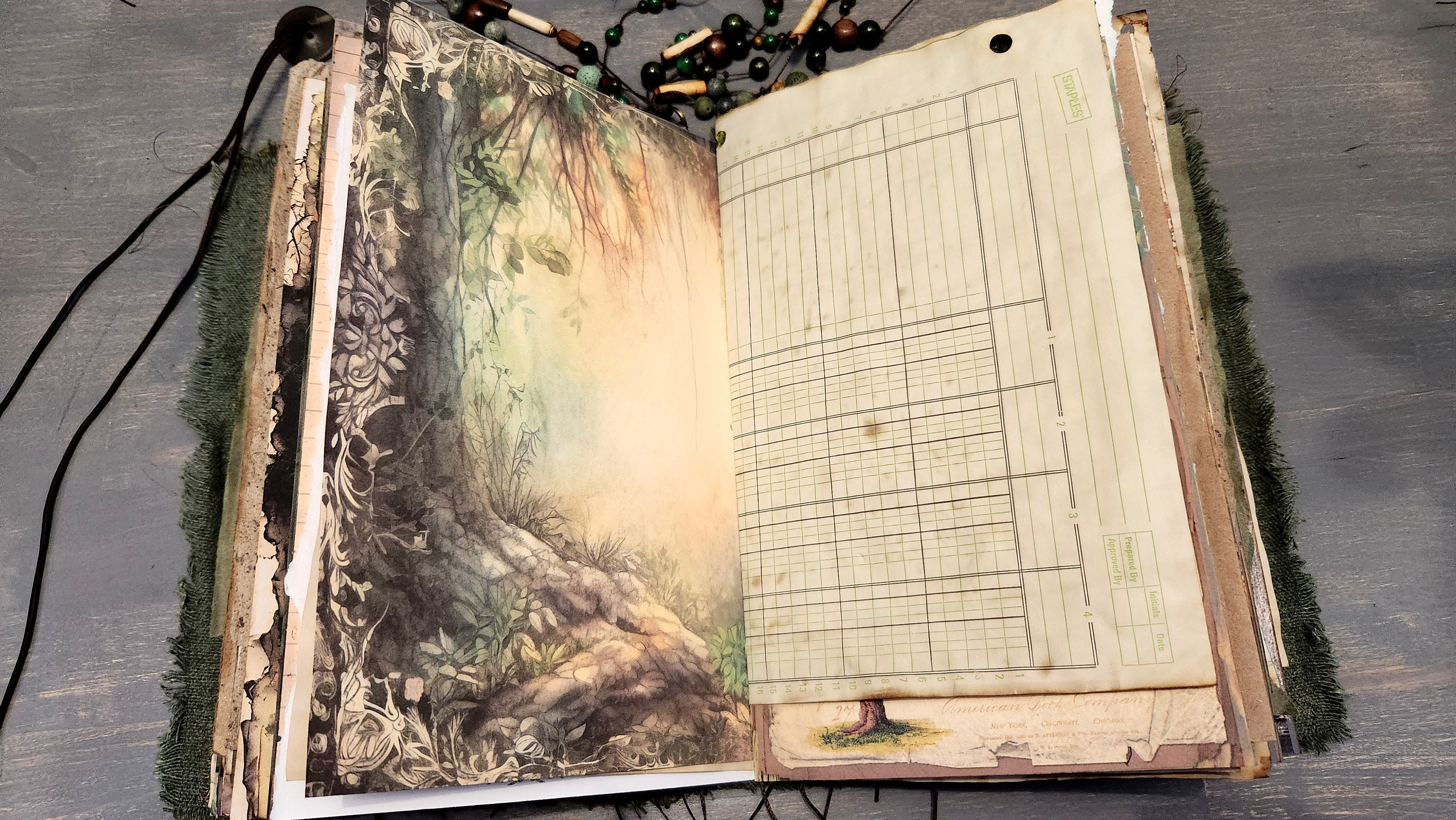 Grungy Nature Junk Journal Hedgehog Undecorated - Etsy