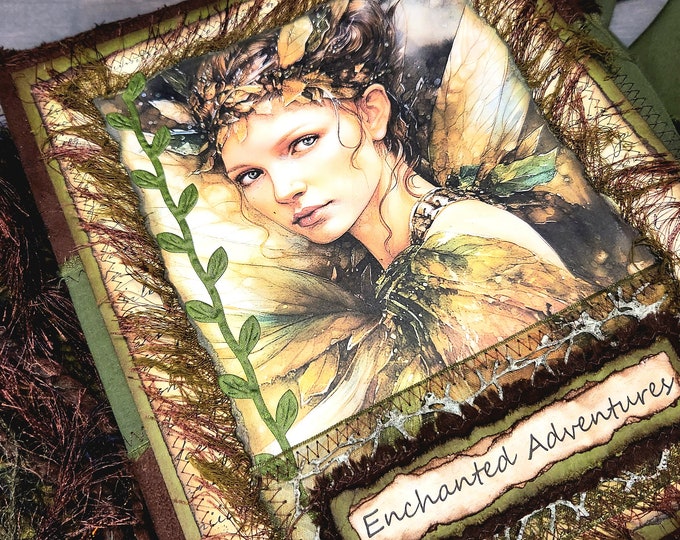 Massive Fantasy Forest Adventure Junk Journal, Fairies, Elves, Dragons ...