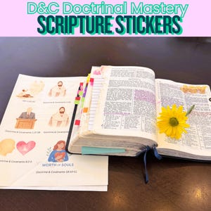 Doctrine & Covenants - Scripture Stickers, LDS Doctrinal Mastery ...