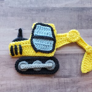 Construction Worksite Applique Pack- Crochet Pattern Only- Dump Truck ...