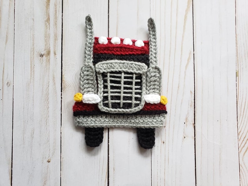 Semi Trucks Applique Pack Crochet Pattern Only Semi Trucks - Etsy