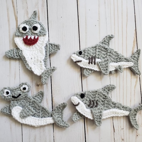 Predators of the Deep Applique Pack Crochet Pattern Only - Etsy