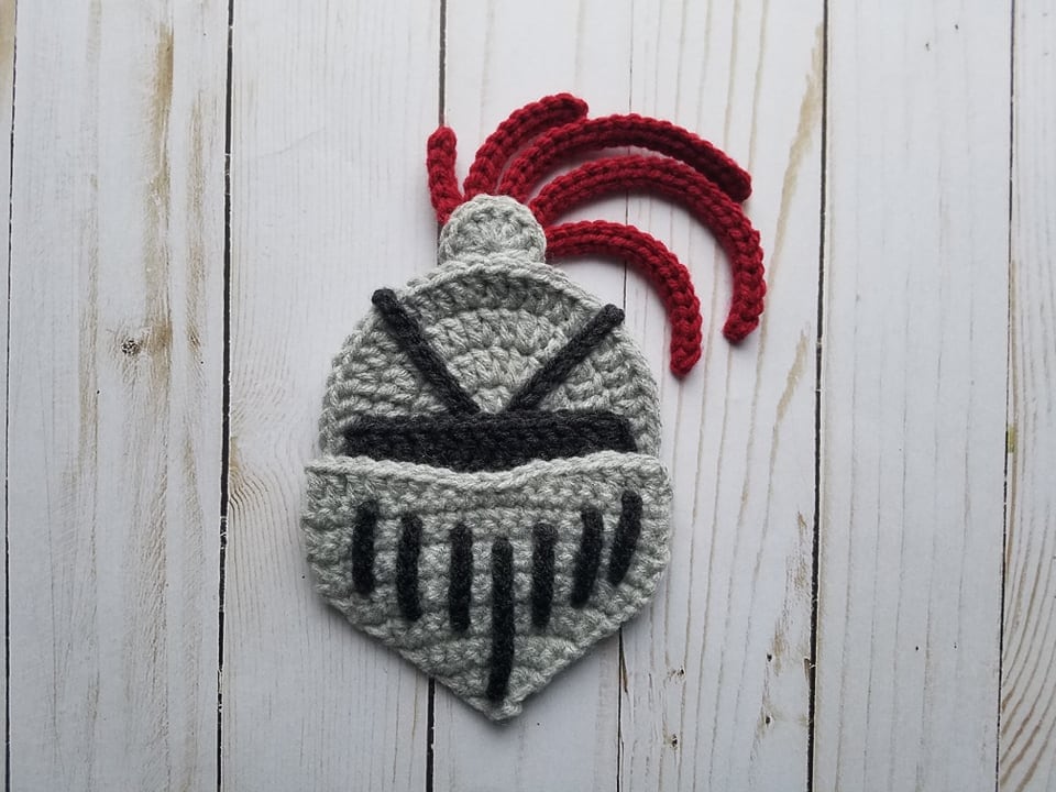 A Knights Tale Applique Pack- Crochet Pattern Only- Knight- Steed ...