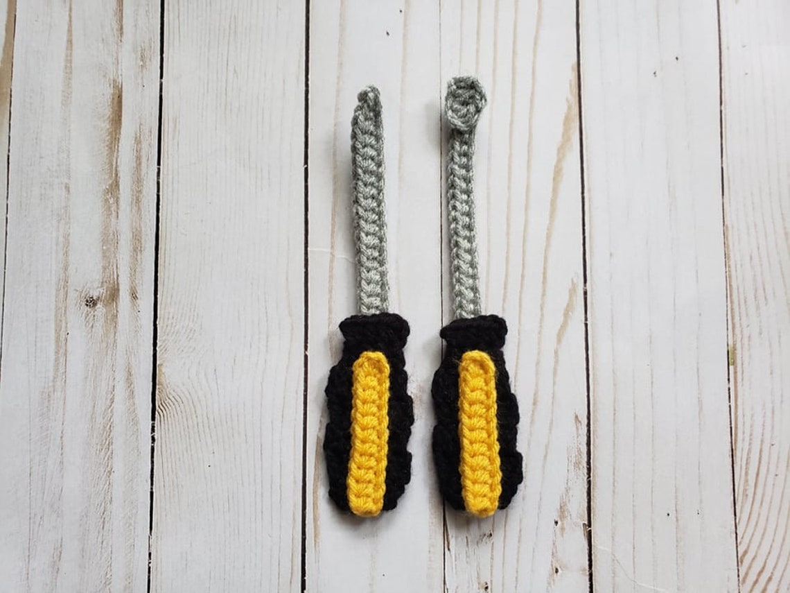 Tool Time Applique Pack Crochet Pattern Only Drill Hammer - Etsy
