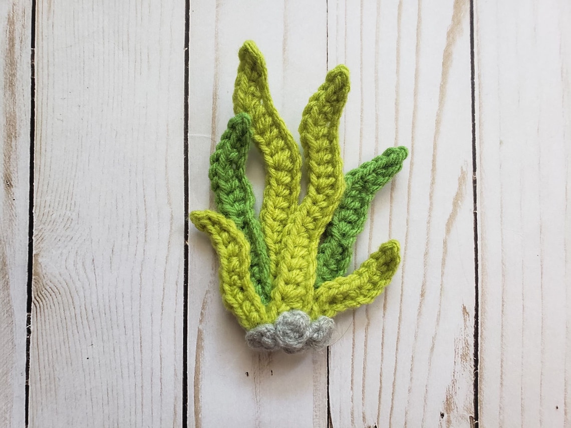 Nautical Gardens Applique Pack Crochet Pattern Only Seaweed - Etsy
