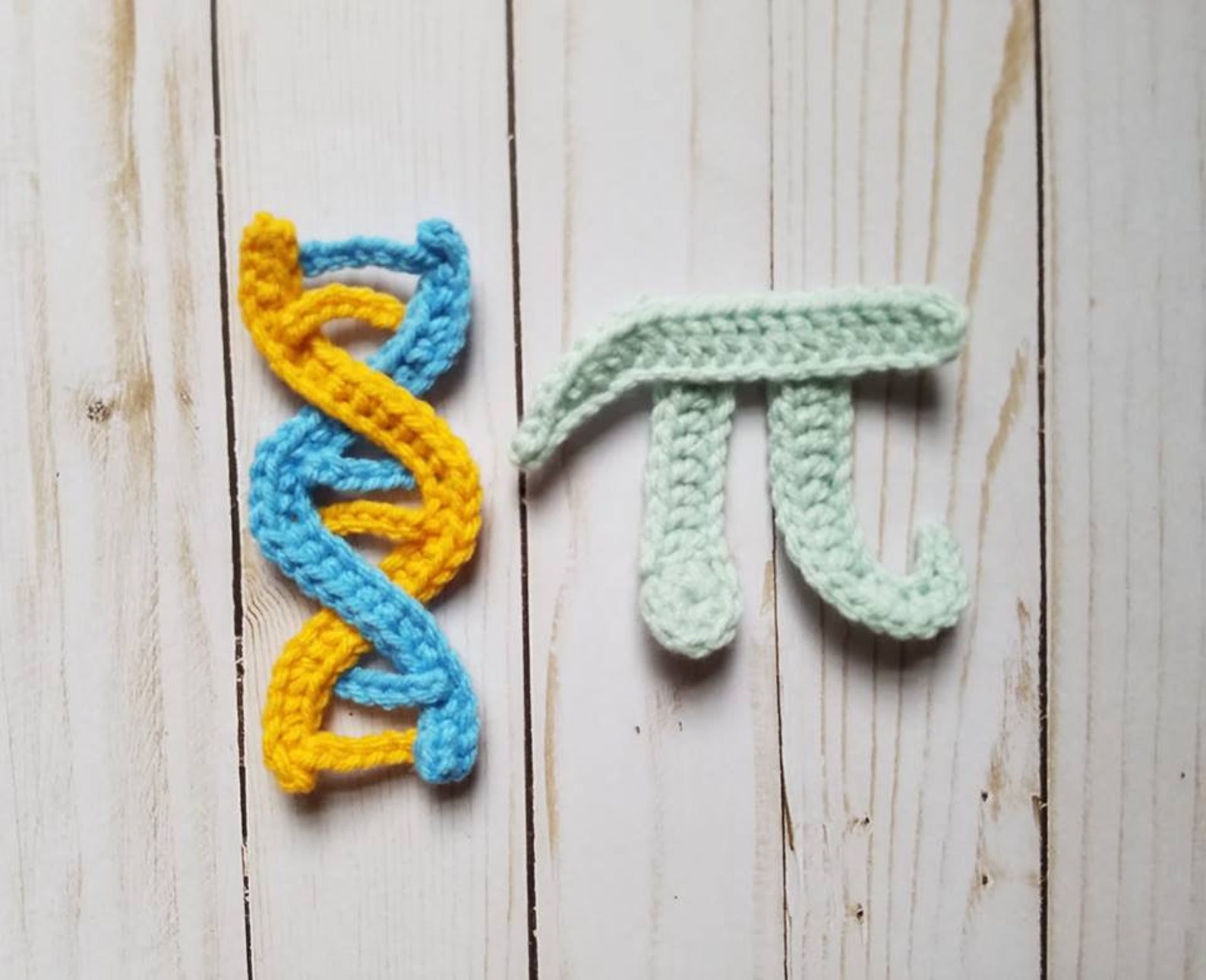 Mad Science Applique Pack Crochet Pattern Only Microscope Beaker Flasks ...