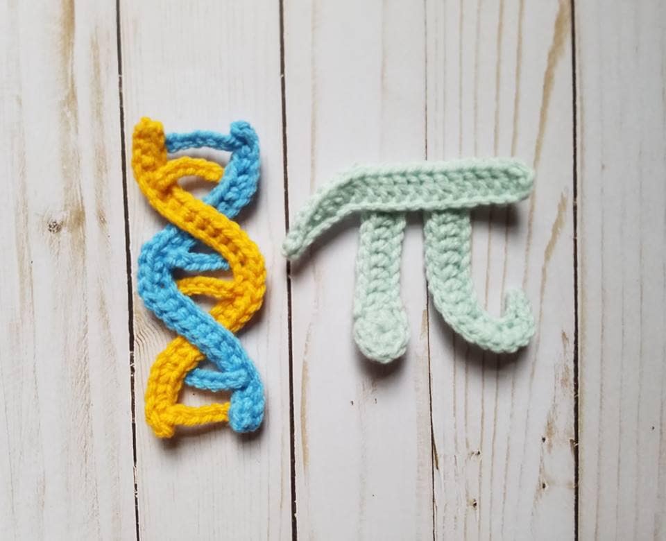 Mad Science Applique Pack Crochet Pattern Only Microscope - Etsy