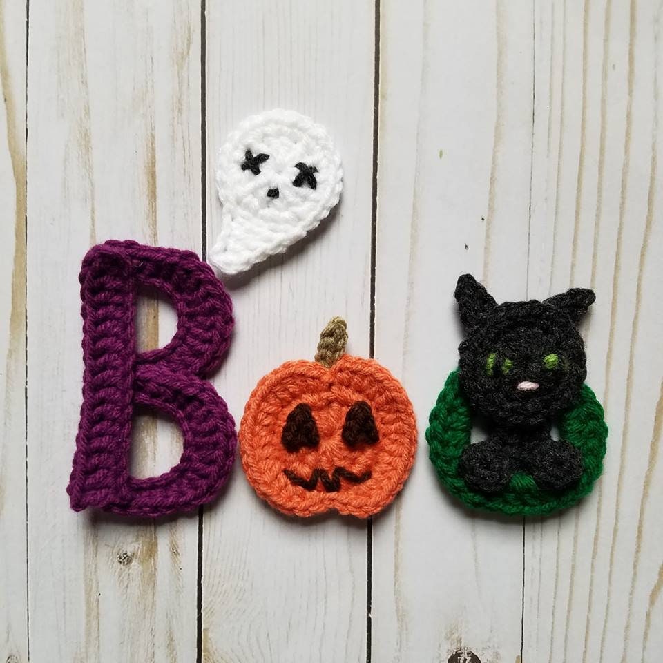 All Hallows Eve Vol 2 Applique Pack Crochet Pattern Only - Etsy