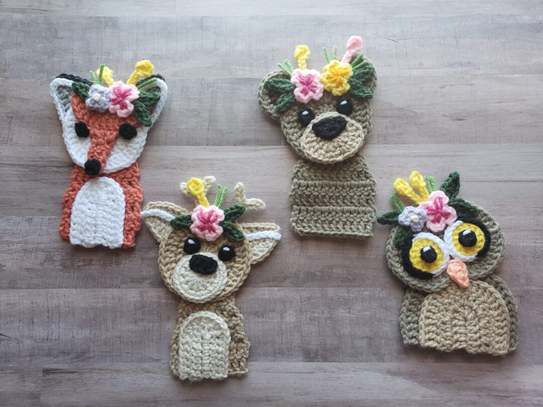 Baby Animals Vol 2- Crochet Pattern Only- Fox- Bear- Deer- Owl- Baby ...