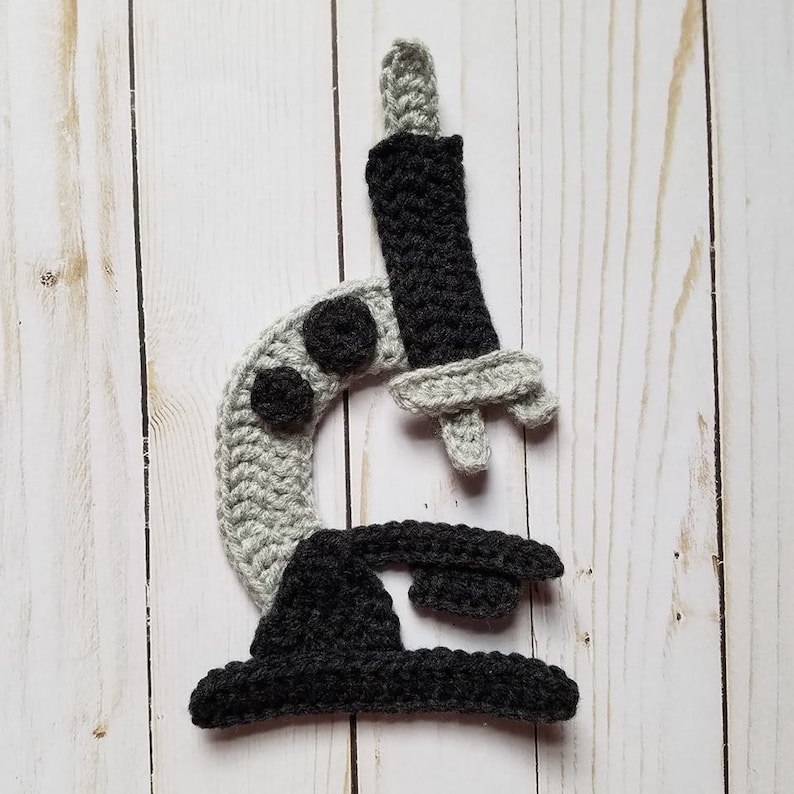 Mad Science Applique Pack Crochet Pattern Only Microscope - Etsy Canada